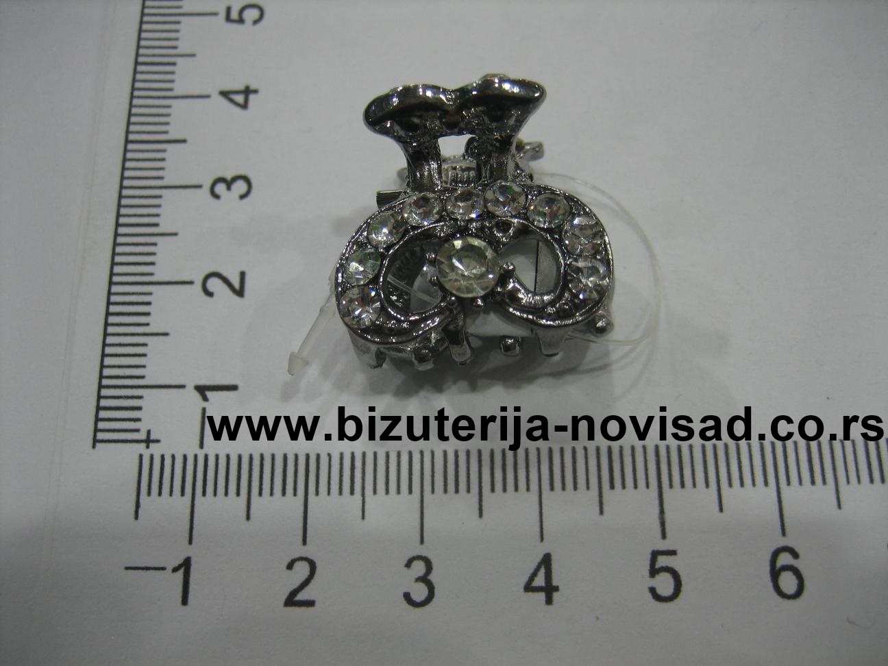 Srebrna šnala metalna - Bižuterija Maximus Novi Sad
